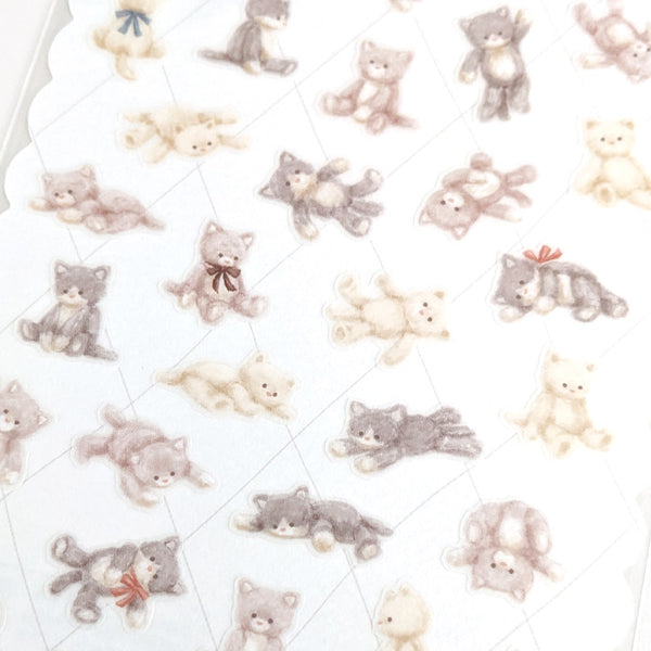 Mind Wave Stickers - Cat Soft Toys | Sweet Pea Dolls UK